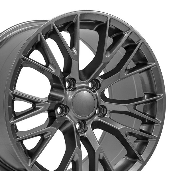 Corvette Wheels - CV22 C7 Z06 Wheels - Gunmetal Corvette Rims