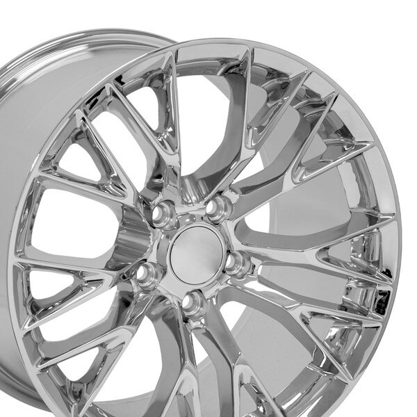 Corvette Wheel - C7 Z06 Rim - CV22 18x10.5 Chrome Corvette Rim