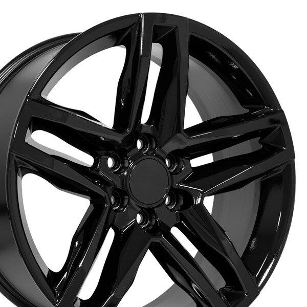22-inch Black Rims fit Chevrolet Silverado 1500 CV34 22x9 Replica ...