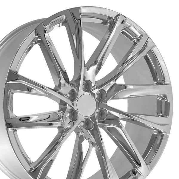 26-inch Chrome Rims fit Cadillac Escalade - CA90 26x10 Replica Wheels SET