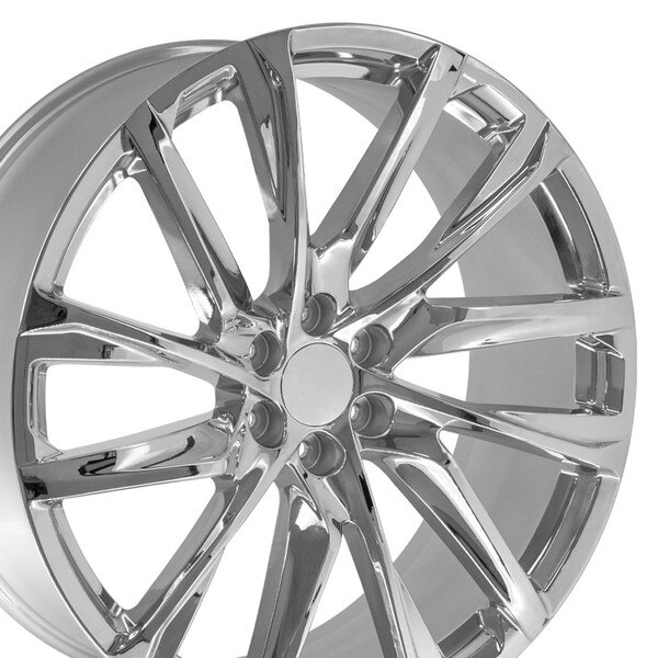 26-inch Chrome Rims fit Cadillac Escalade - CA90 26x10 Replica Wheels SET