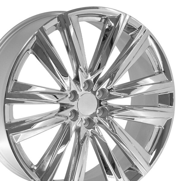 26-inch Chrome Rims fit Cadillac Escalade - CA91 26x10 Replica Wheels SET