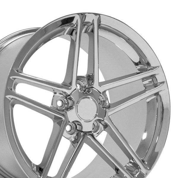 Corvette Wheel - C6 Z06 Rim - CV07A 18x9.5 Chrome Corvette Rim