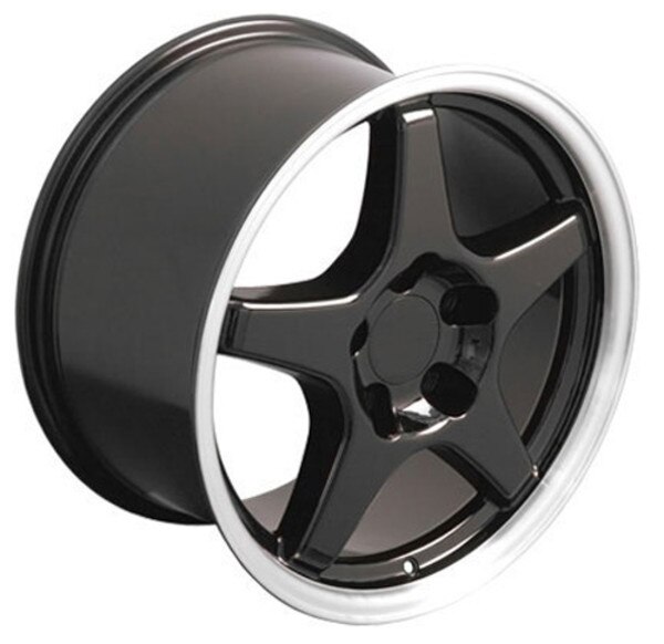 Corvette Wheel - ZR1 Rim - CV01 17x9.5 Black Corvette Rim