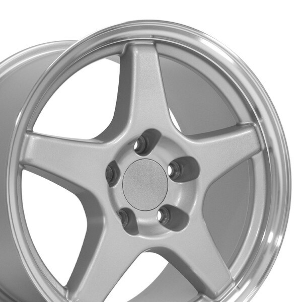 Corvette Wheels - CV01 Corvette ZR1 Wheels - Silver Corvette Wheels ...