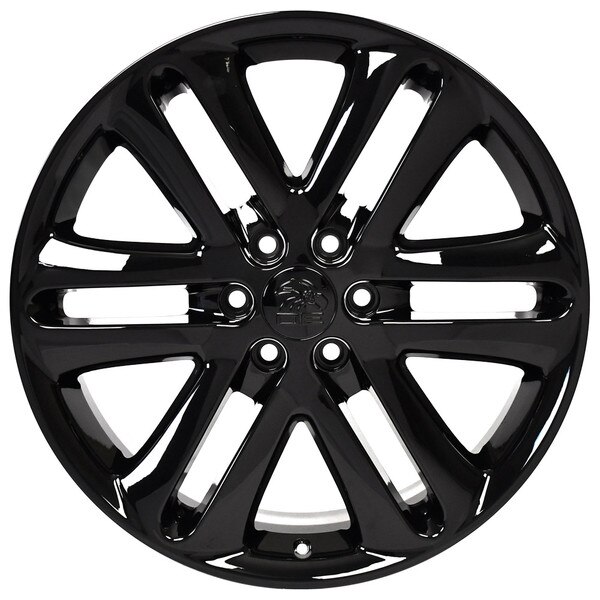 FR76 Black 22" Rims & Bridgestone Tires for Ford F-150