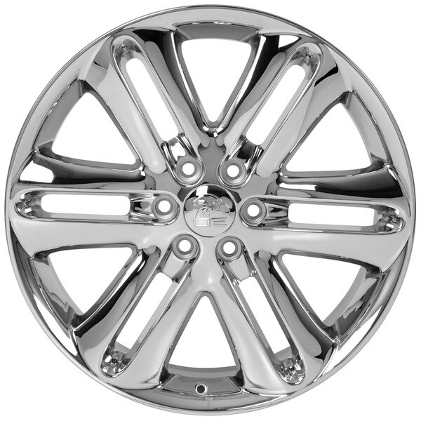 Ford F150 Rims and Tires FR76 22x9 Chrome F-150 Wheels Ironman