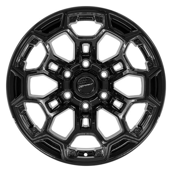 18-inch Gloss Black Rims fit Ram 1500 DF03 18x9 Defiant Wheels SET