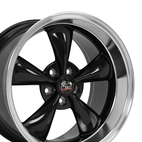 Mustang Wheels - Bullitt Rims FR01 18x10 Black - Mustang Rims