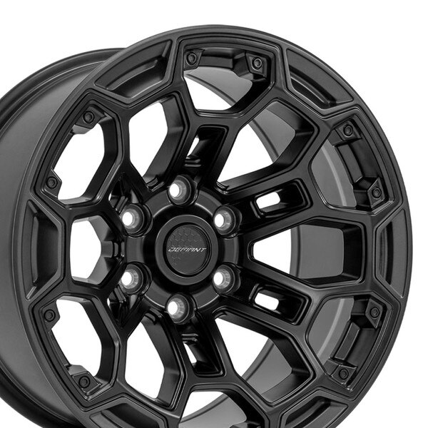 18-inch Satin Black with Dark Satin Charcoal 2-Tone Rims fit Ram 1500 ...